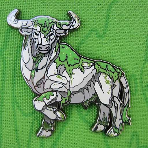 Boulder Bull Enamel Pin | Alstro Arts Store