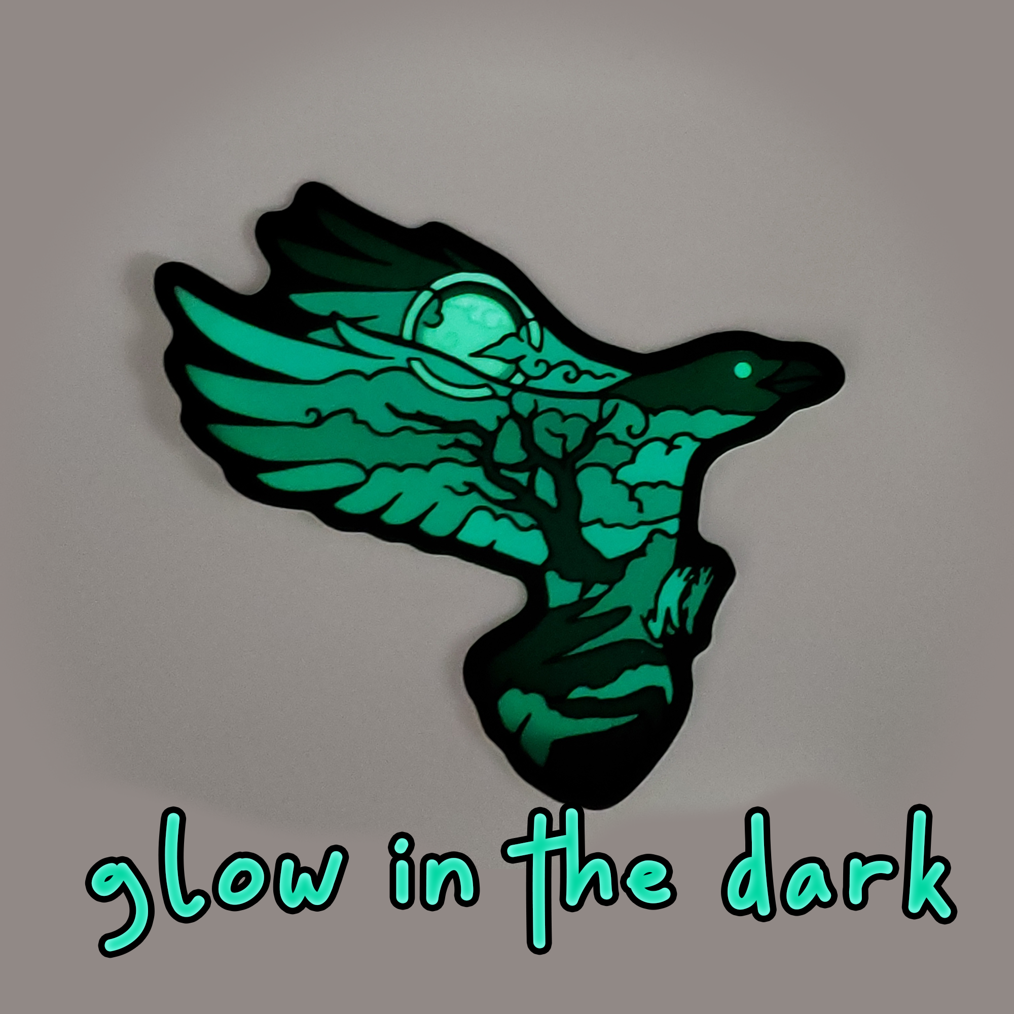 Fog Raven : Wild Sky v1 Series Sticker | Alstro Arts Store