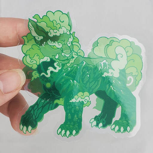 Jade Foo Dog: Mighty Earth Series 1 Sticker | Alstro Arts Store